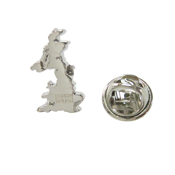 Kiola Designs | Accessories | Great Britain Map Shape And Flag Design ...